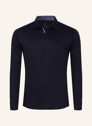 DeSoto Desoto Jerseyhemd Slim Fit blau