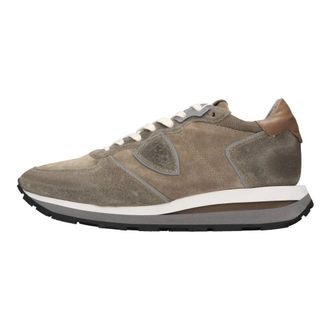 Philippe Model Baskets en Daim - Homme - Chaussures - Brun - Taille: 39 EU