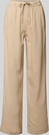 Only Wide Leg Leinenhose mit elastischem Bund Modell GOA