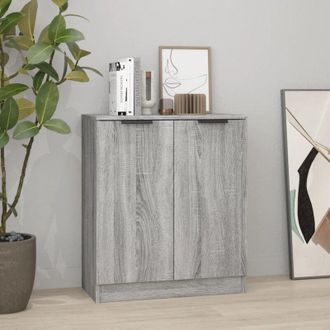 vidaXL Buffet Sonoma gris 60x30x70 cm Bois dingénierie