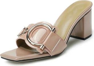 Generic ZBDZSW Chaussons de mariage rouges pour femmes de luxe en cuir avec breloques sandales &agrave; talon crois&eacute; plateforme pantoufles d&eacute;contract&eacute;es chaussures t