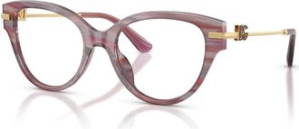 Dolce & Gabbana unisex, Accessoires, Multicolore, Taille: 53 MM Monture optique oeil-de-chat