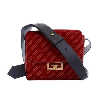Givenchy Pre-owned Samt schultertasche - - Pre-owned - Damen - Rot - ONE SIZE