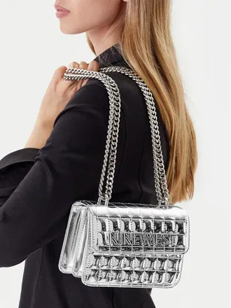 Nine West Handtasche EO-Glamercy-Grace-LX10060 Silberfarben