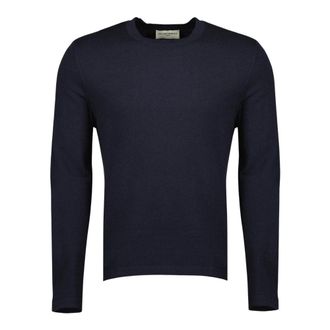 Officine G&eacute;n&eacute;rale Rundhals-Strickware - - Knitwear - Herren - Blau - S