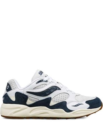Saucony baskets Grid Shadow 2 Ivy Prep White Navy - Blanc