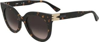Moschino Lunettes oeil de chat - unisex - Accessoires - Brun - Taille: 52 MM
