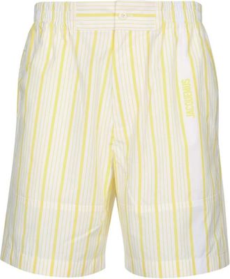 Jacquemus Homme, Shorts, Multicolore, Taille: M Striped Boxer Shorts