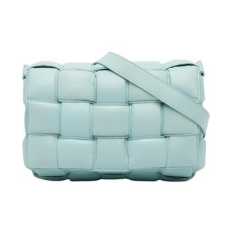 Bottega Veneta Pre-owned Intrecciato Padded Cassette - Femme - Pre-owned - Bleu - Taille: ONE Size