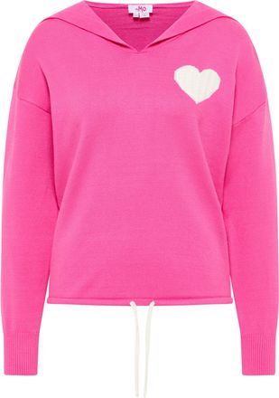 Mymo Strickpullover Damen Rosa