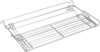 Generico Faltbarer Aufbewahrungskorb | Tisch-Seite: Aufbewahrung aus Edelstahl, tragbar f&uuml;r Grill, Rucksackreisen