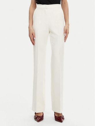 Maryley Stoffhose 25EB587/43VA Écru Regular Fit