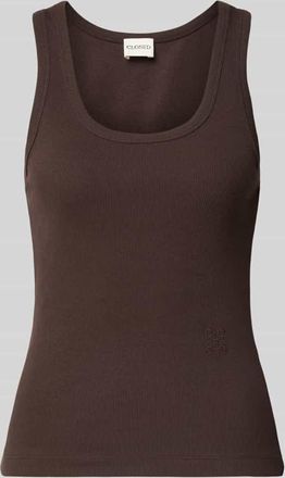 Closed Tanktop in Ripp-Optik mit Rundhalsausschnitt