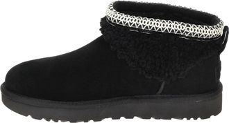 UGG Boots UGG Classic Ultra Mini Maxi Curly Stiefelette schwarz