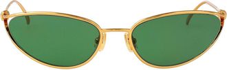 Bottega Veneta Lunettes De Soleil - Or