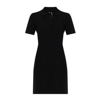 Burberry Femme, Robes, Noir, Taille: 38 FR Robe en Laine Magnolia