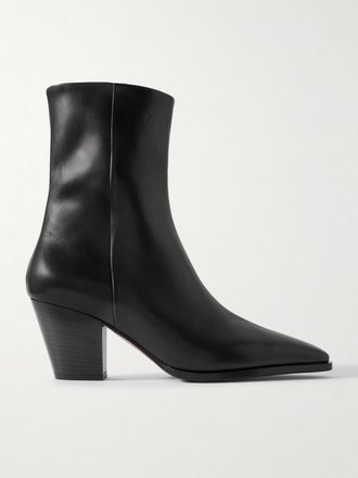 Aeyde Bottines En Cuir Hedvig - Noir
