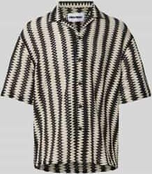 Review Relaxed Fit Freizeithemd mit Strukturmuster