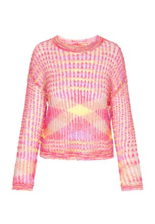 Izia Pullover Frauen rosa mehrfarbig