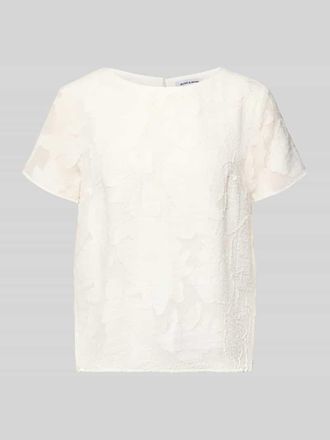 More & More Blusenshirt aus Viskose-Mix mit Strukturmuster