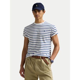 Polo Ralph Lauren T-Shirt 710938134008 Dunkelblau Custom Slim Fit