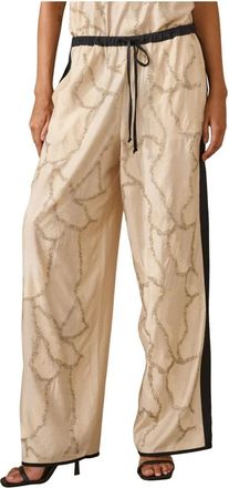 Souvenir Femme, Pantalons, Beige, Taille: 38 FR Pantalons