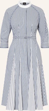 HUGO BOSS Kleid Dakania Mit 3/4-Arm blau
