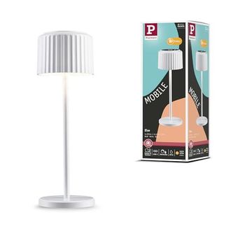 Paulmann 94879 Solar LED Akkuleuchte Else IP44 2700K Wei&szlig; USB-C Akku mobile Tischleuchte
