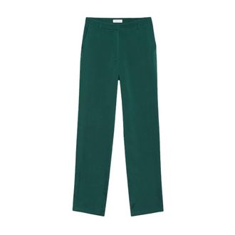 Anine Bing Klassische smaragdgr&uuml;ne Hose - - Trousers - Damen - Gr&uuml;n - S