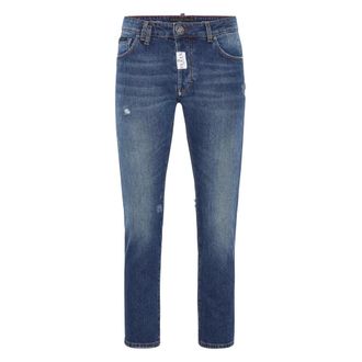 Philipp Plein Homme, Jeans, Bleu, Taille: W32 Denim Jeans skinny