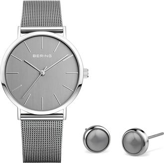 Bering Quartz Uhren-Set - - Accessories - Damen - Grau - ONE SIZE