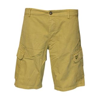 Lyle & Scott Homme, Shorts, Jaune, Taille: W34 Cargo Bermuda Shorts