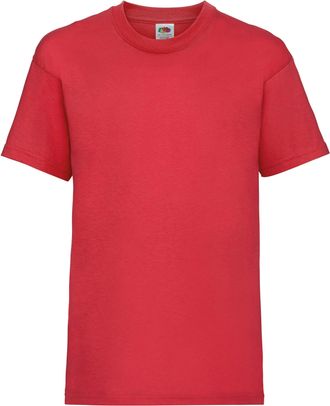Fruit Of The Loom 10er Pack Valueweight T Kids T-Shirt Kinder Unisex NEU, Farbe:rot, Gr&ouml;&szlig;e:104