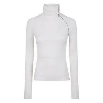 Sportmax Femme, Pulls, Blanc, Taille: 38 FR Pinna Sweater