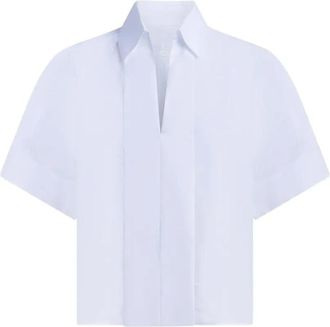 Dondup Femme, Blouses et Chemises, Blanc, Taille: 38 FR Camicia IN Gabardina Tinto Filo Bianco 000