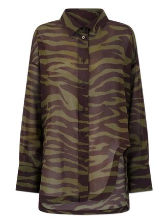 The Attico chemise Estate Meravigliosa - Marron