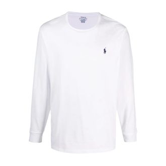 Polo Ralph Lauren Langarm-T-Shirt - - Tops - Herren - Wei&szlig; - L