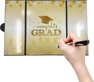 Generico Gästebuch für Abschlussfeier, Abschluss, Gästebuch für Absolventen 2025 | Absolventen-Autogramm-Dokument für die Zeremonie der Studentenlehrer