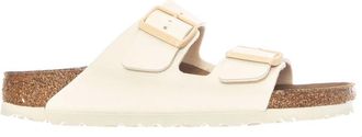 Birkenstock Femme, Chaussures, Blanc, Taille: 40 EU Arizona Birko Flor Coupe &Eacute;troite