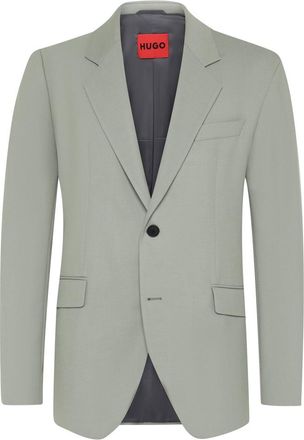 HUGO BOSS Einreihiges Sakko Karlo aus einem elastischem Twill-Gewebe in