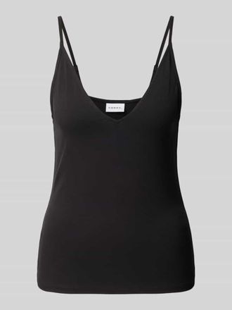 Comma Slim Fit Tr&auml;gertop aus elastischem Viskose-Mix Modell OKTOBER