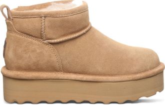 Bearpaw Bearpaw Damen Retro Shorty Boot | Damen Stiefelette | Bequemer Winterstiefel, Eiskaffee Solid, 39 EU