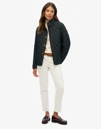 Superdry Estate Country-Linerjacke in Eclipse Navy-Marineblau