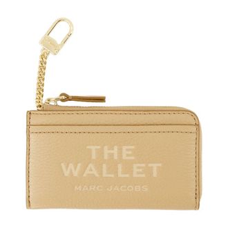 Marc Jacobs Womens Wallet Beige Calfskin