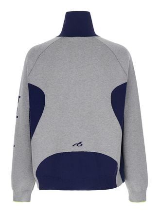 Balenciaga Mens Cardigan Grey Cotton Tops Top