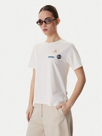 Max Mara T-Shirt West 2615971041 &Eacute;cru Regular Fit
