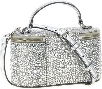 Valentino Garavani Vanity Top Handle Bag - Silver