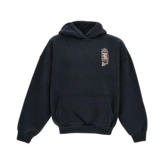 Rhude Logo-Print Baumwoll-Jersey-Hoodie - - Sweatshirts & Hoodies - Herren - Schwarzk - M