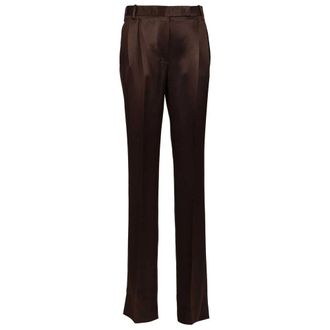 Tom Ford Hosen mit Bundfalten - - Trousers - Damen - Braun - XS