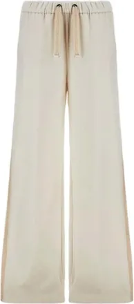 Herno Femme, Pantalons, Blanc, Taille: 40 FR Pantalon Large Taille &Eacute;lastiqu&eacute;e